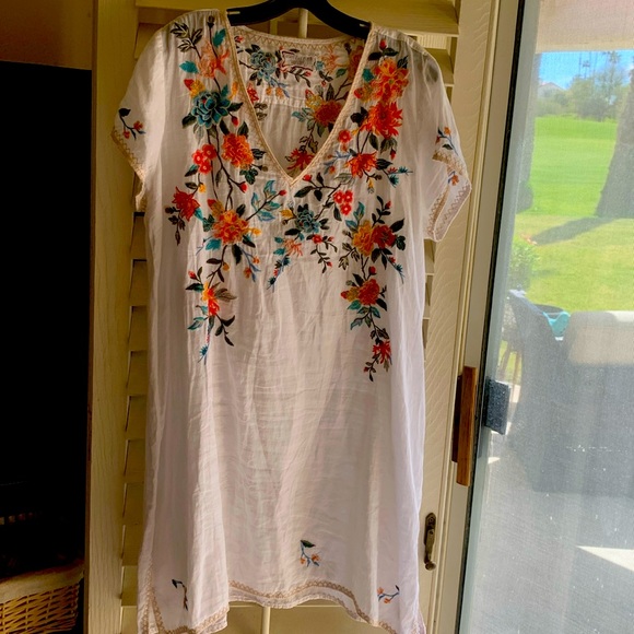 Johnny Was | Dresses | Johnny Was Linen Dress | Poshmark